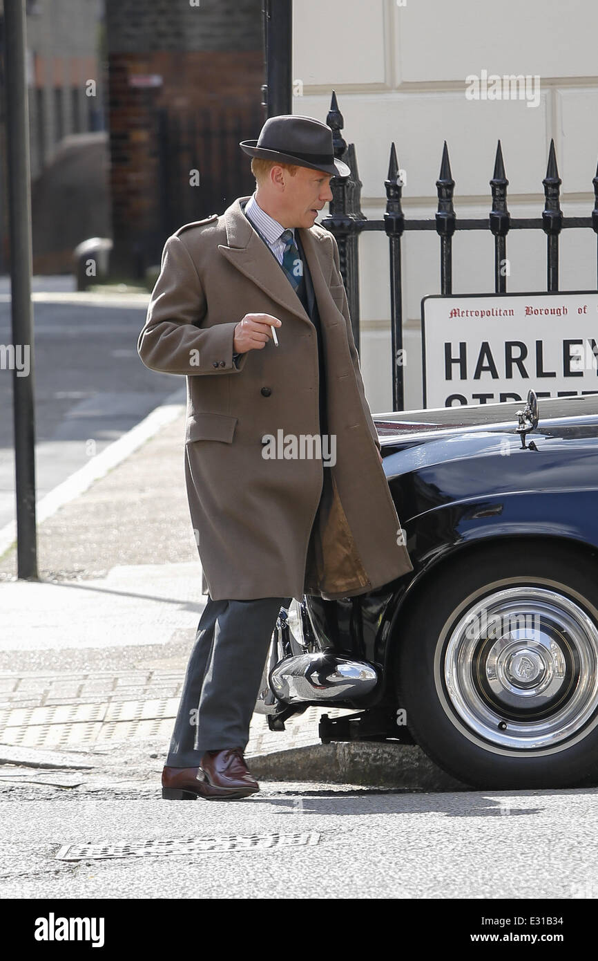 'Breathless' new ITV series filming in central London Featuring: Shaun ...
