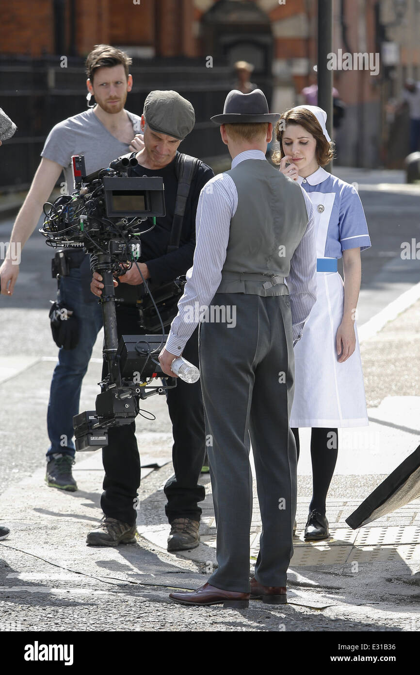 'Breathless' new ITV series filming in central London Featuring: Shaun ...