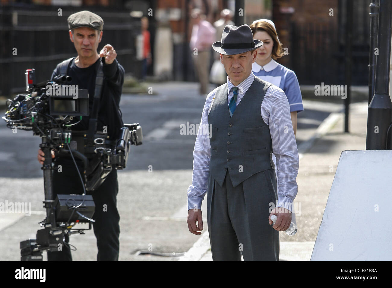 'Breathless' new ITV series filming in central London Featuring: Shaun ...