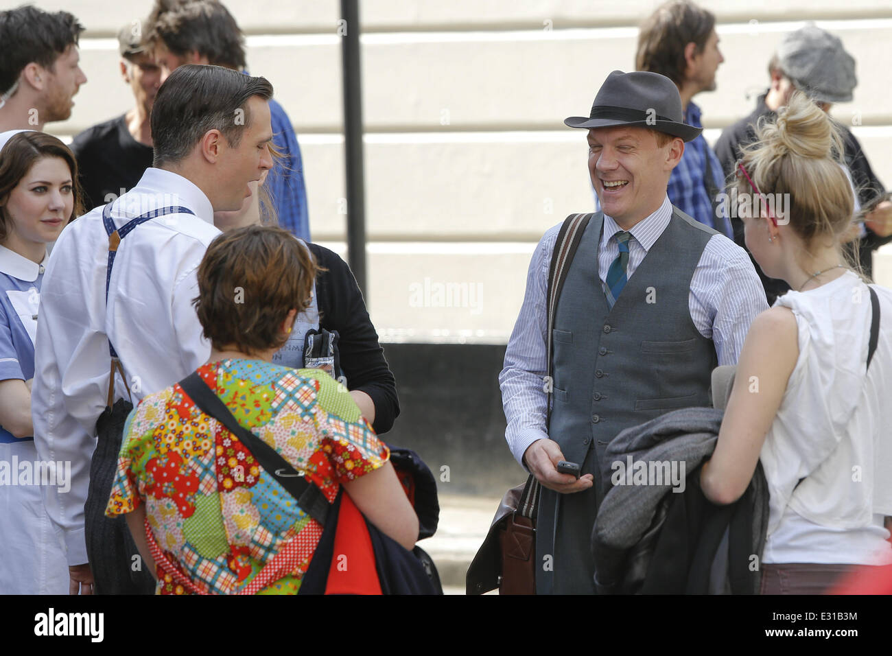 'Breathless' new ITV series filming in central London Featuring: Jack ...