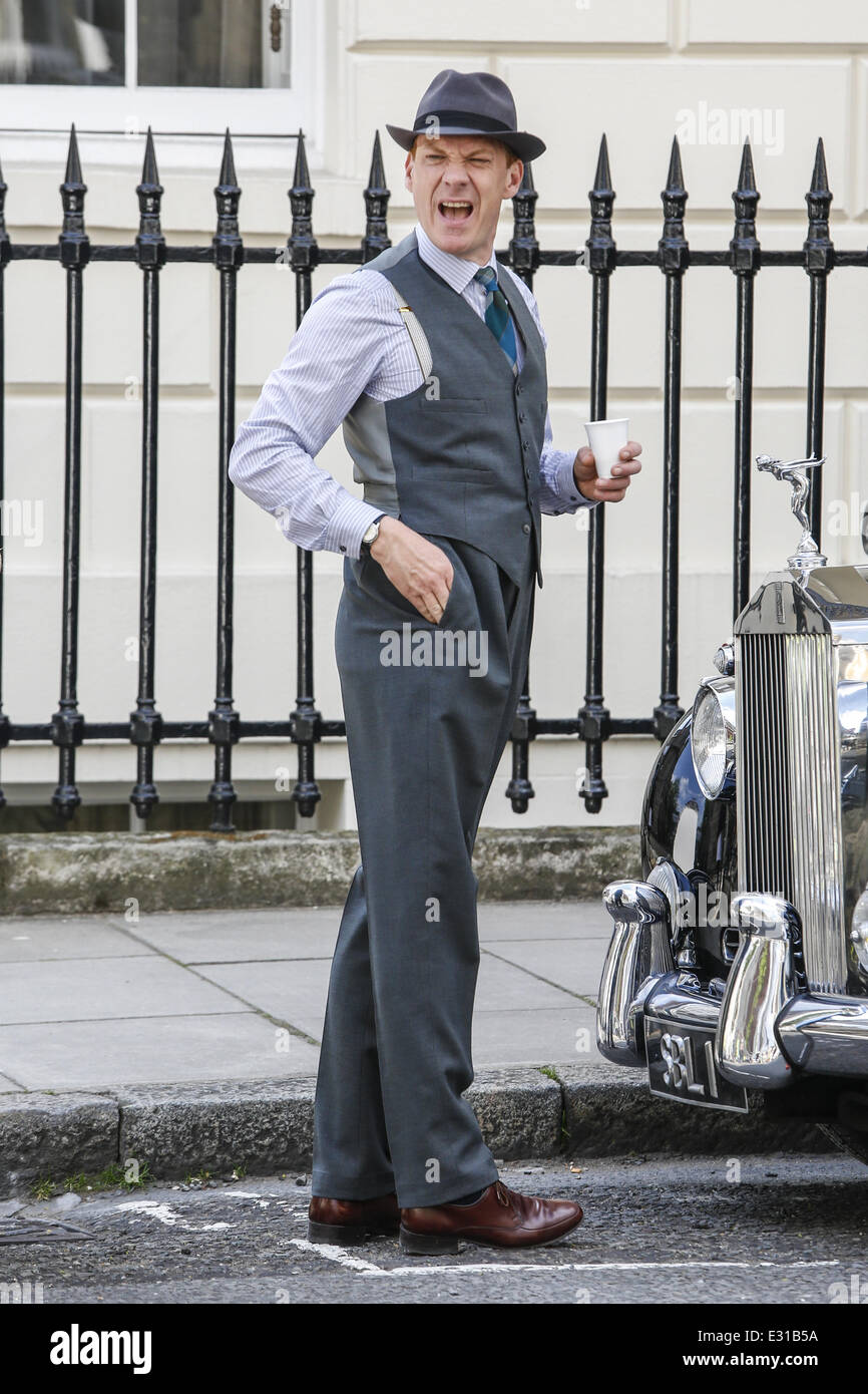 'Breathless' new ITV series filming in central London Featuring: Shaun ...