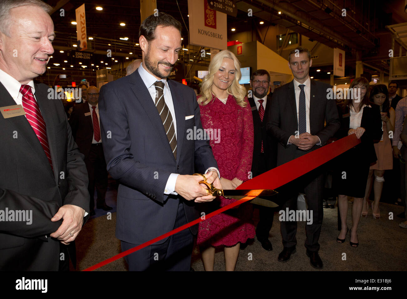Norway's Crown prince Haakon and Crown princess Mette-Marit at the OTC ...