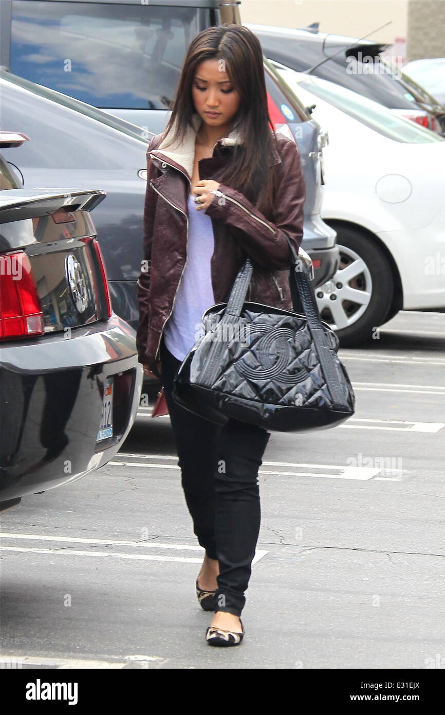 Brenda Song has lunch with a friend in Studio City Featuring: Brenda ...