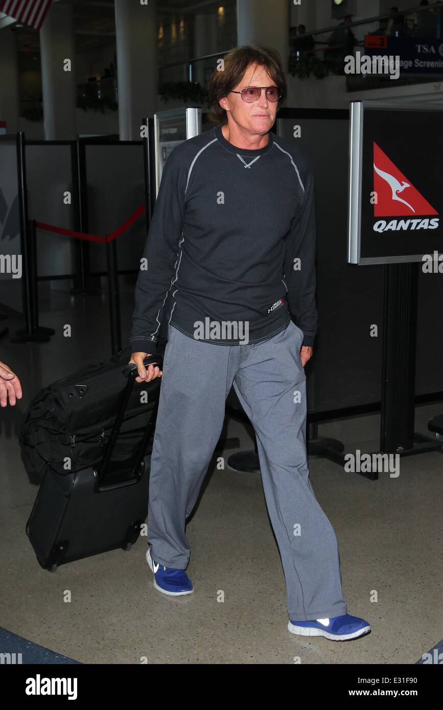 Bruce Jenner at Los Angeles International Airport (LAX) Featuring ...