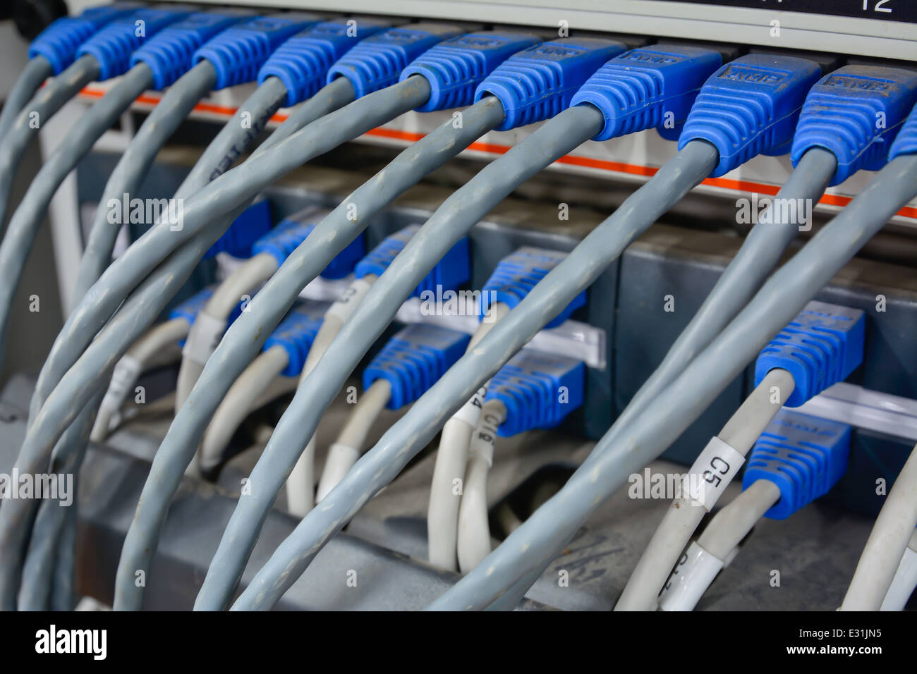 Tangled ethernet cables hi-res stock photography and images - Alamy