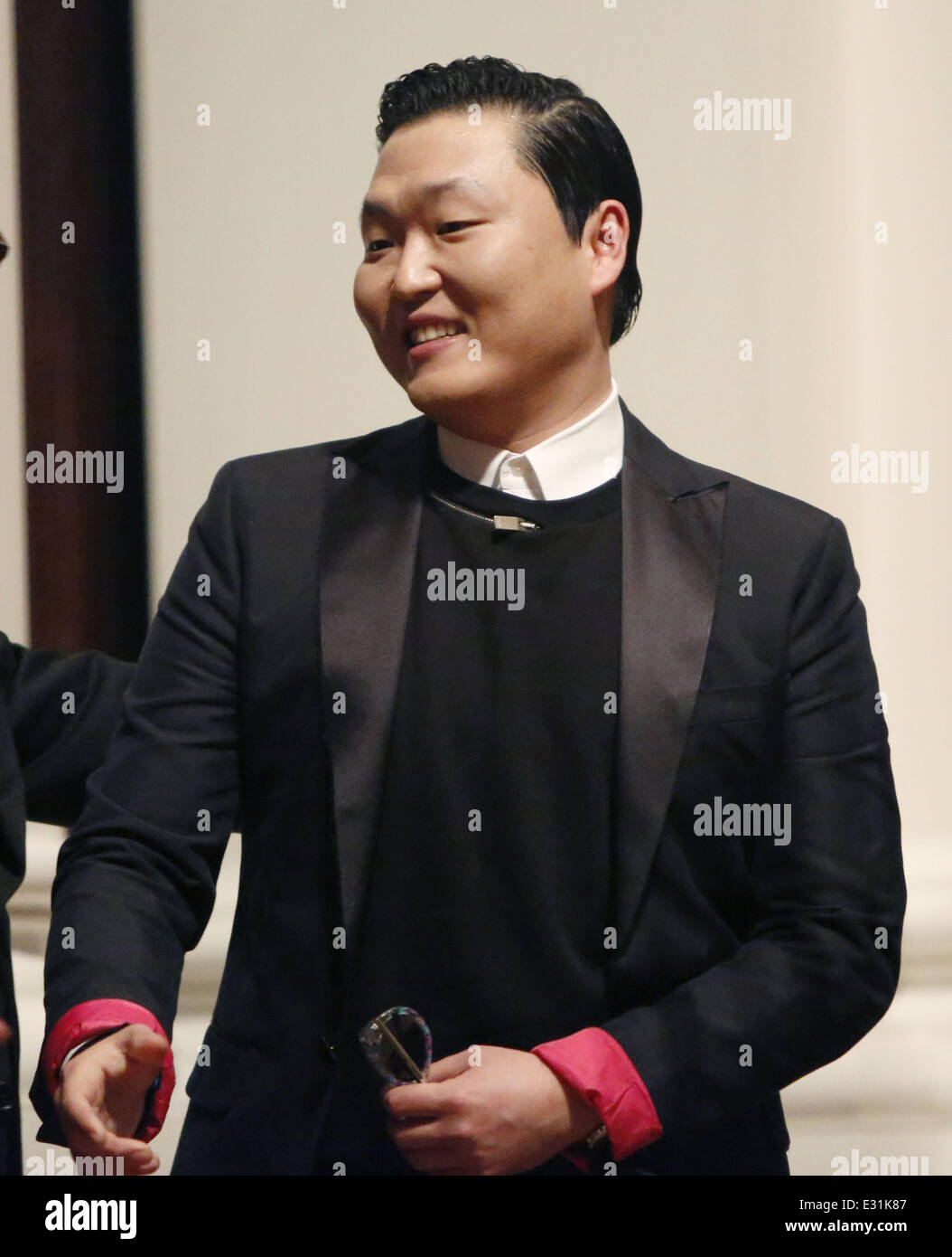 Singer PSY at his 'Conversation With PSY' hosted by Harvard's Korea ...