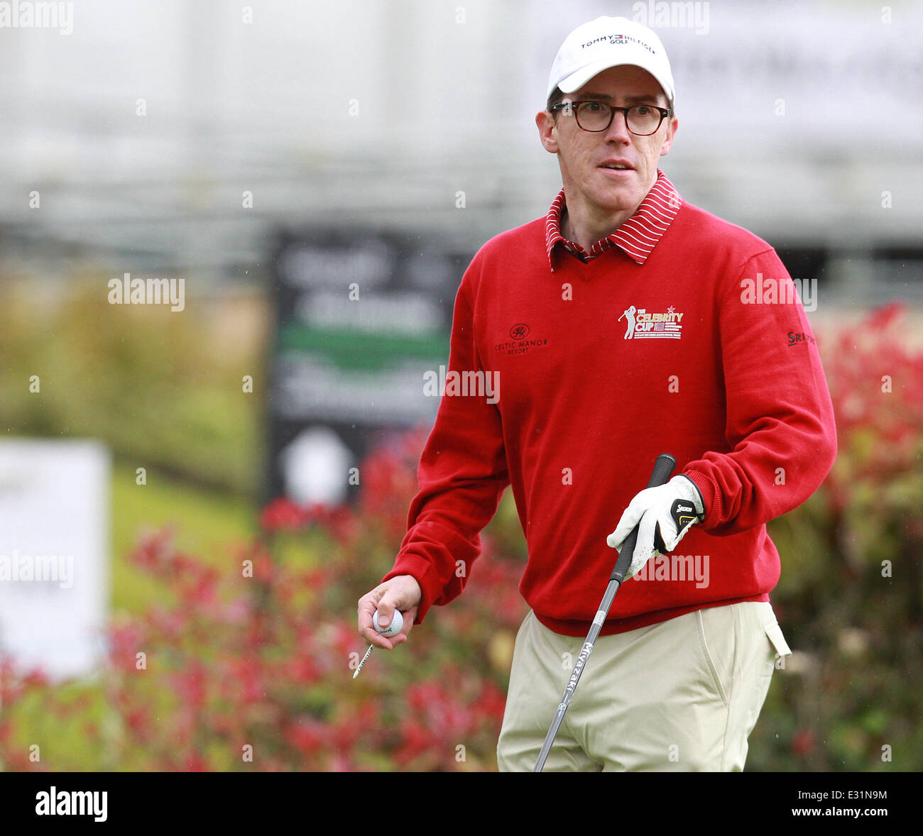 Celebrities compete in the Celebrity Cup Golf Tournament as part of ...