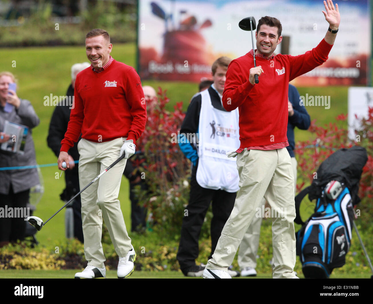 Celebrities compete in the Celebrity Cup Golf Tournament as part of ...