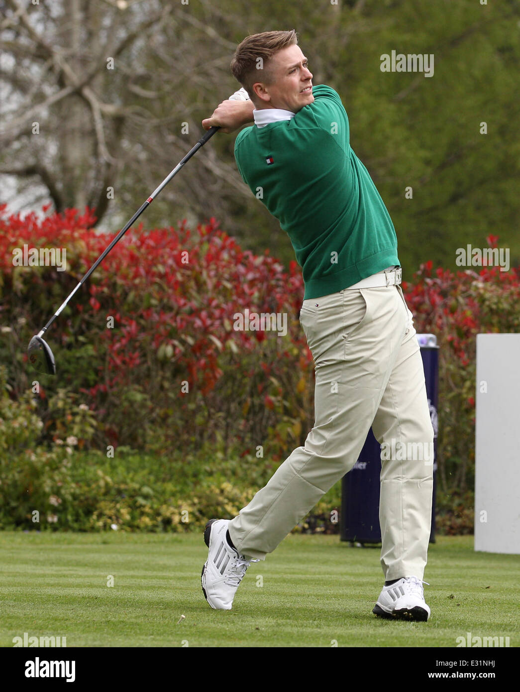Celebrities compete in the Celebrity Cup Golf Tournament as part of ...