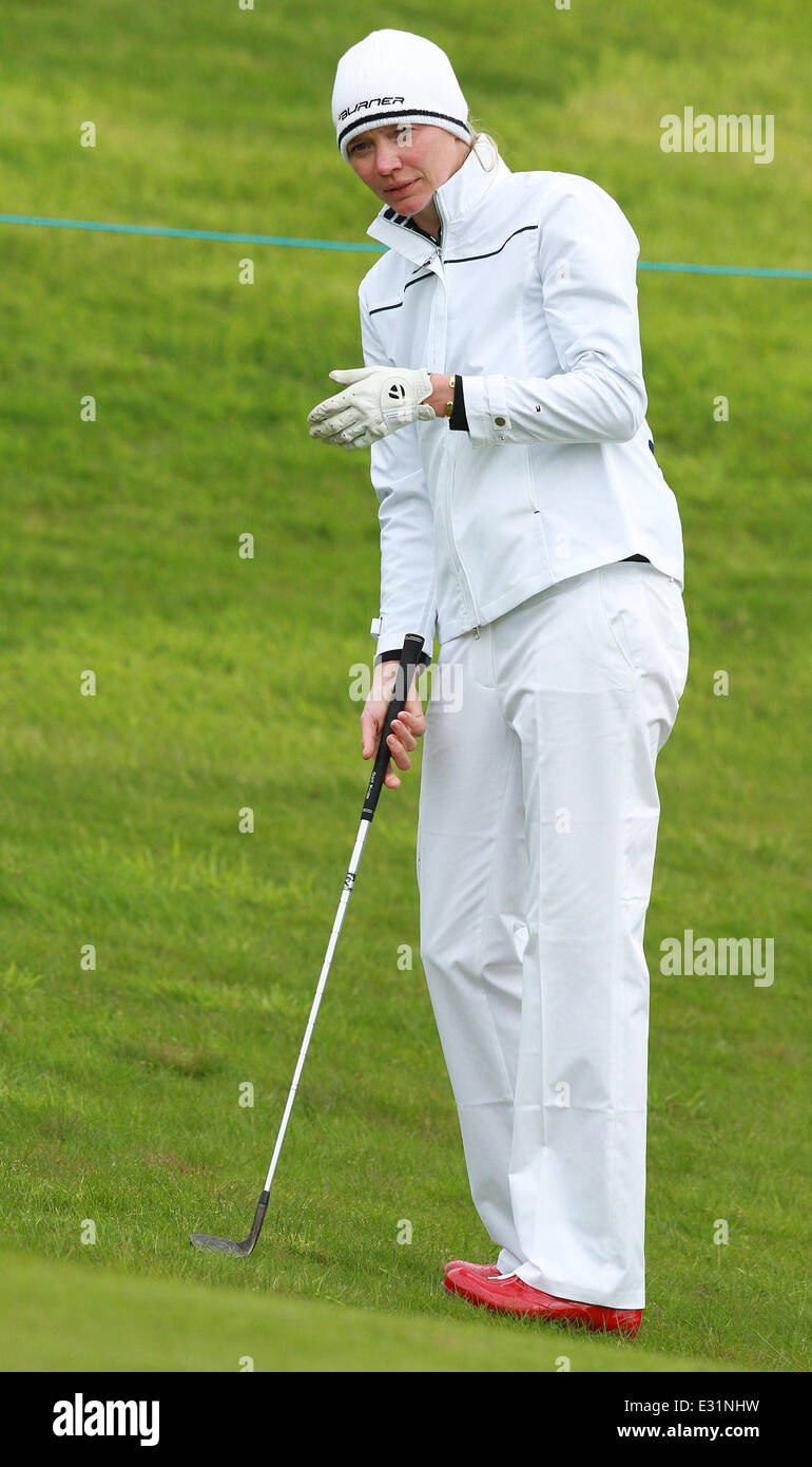 Celebrities compete in the Celebrity Cup Golf Tournament as part of ...