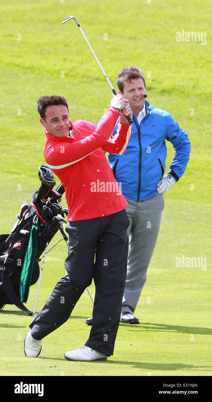 Celebrities compete in the Celebrity Cup Golf Tournament as part of ...