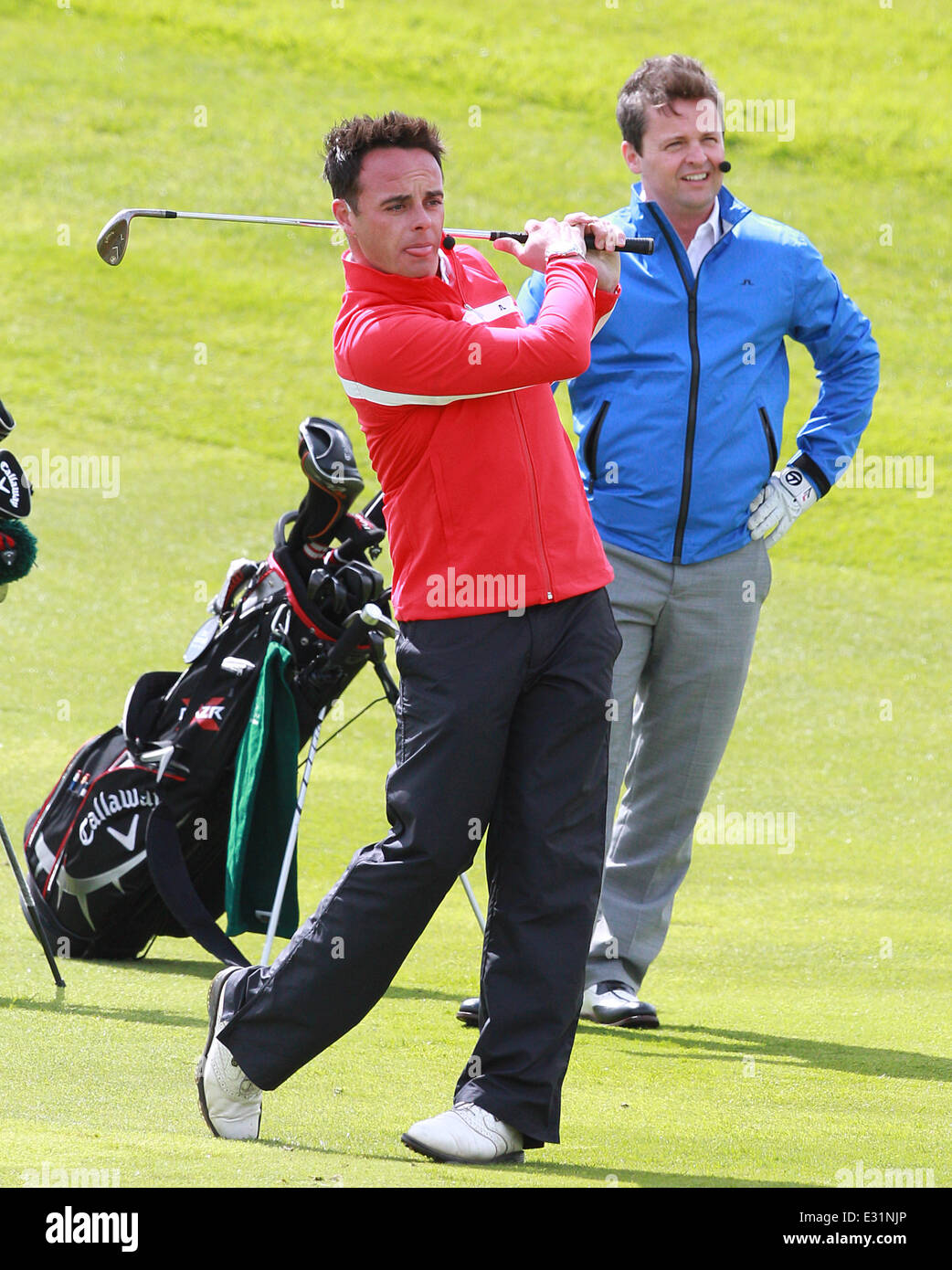 Celebrities compete in the Celebrity Cup Golf Tournament as part of ...