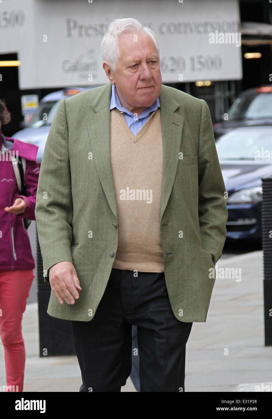 Roy Hattersley out and about in central London. Hattersley recently ...