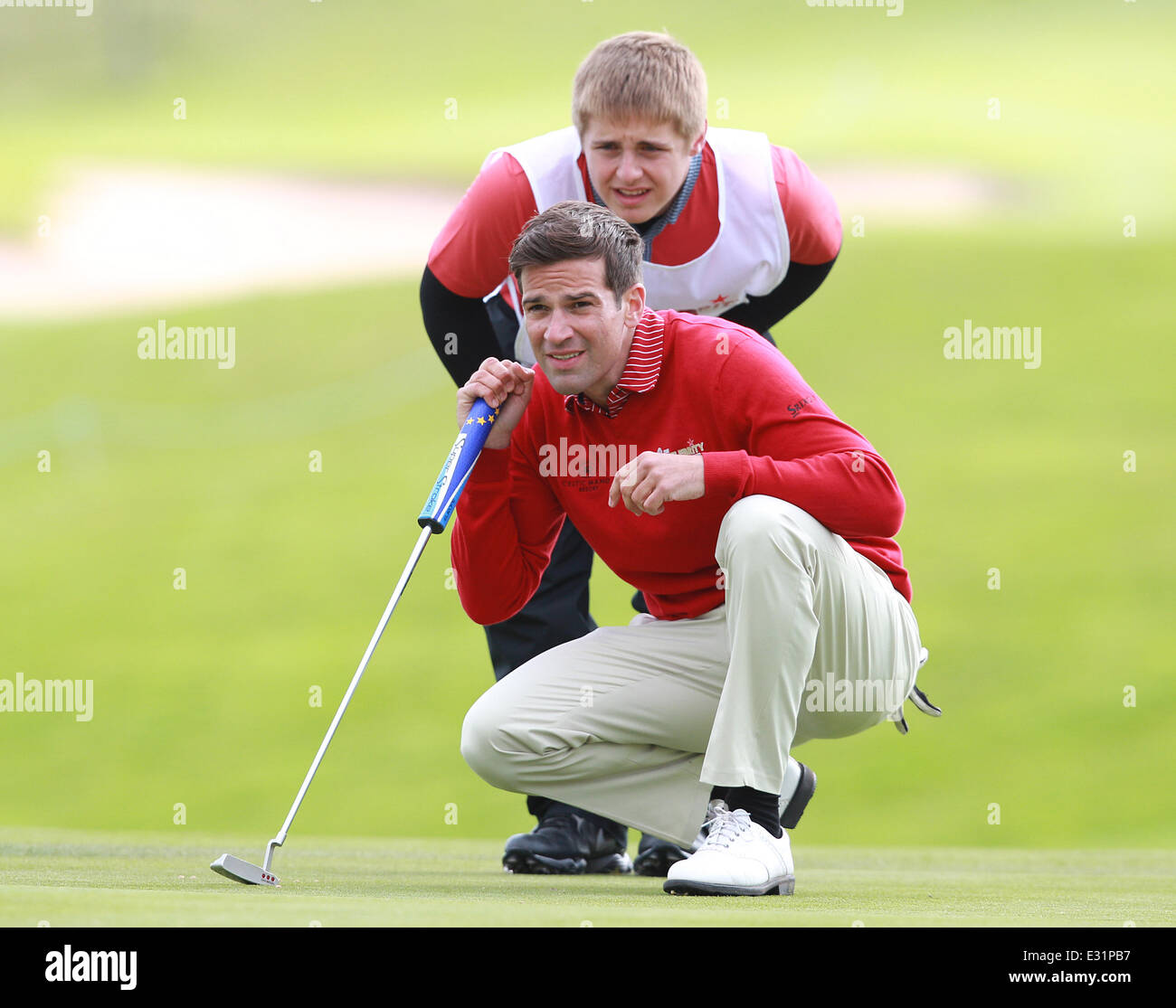 Celebrities compete in the Celebrity Cup Golf Tournament as part of ...