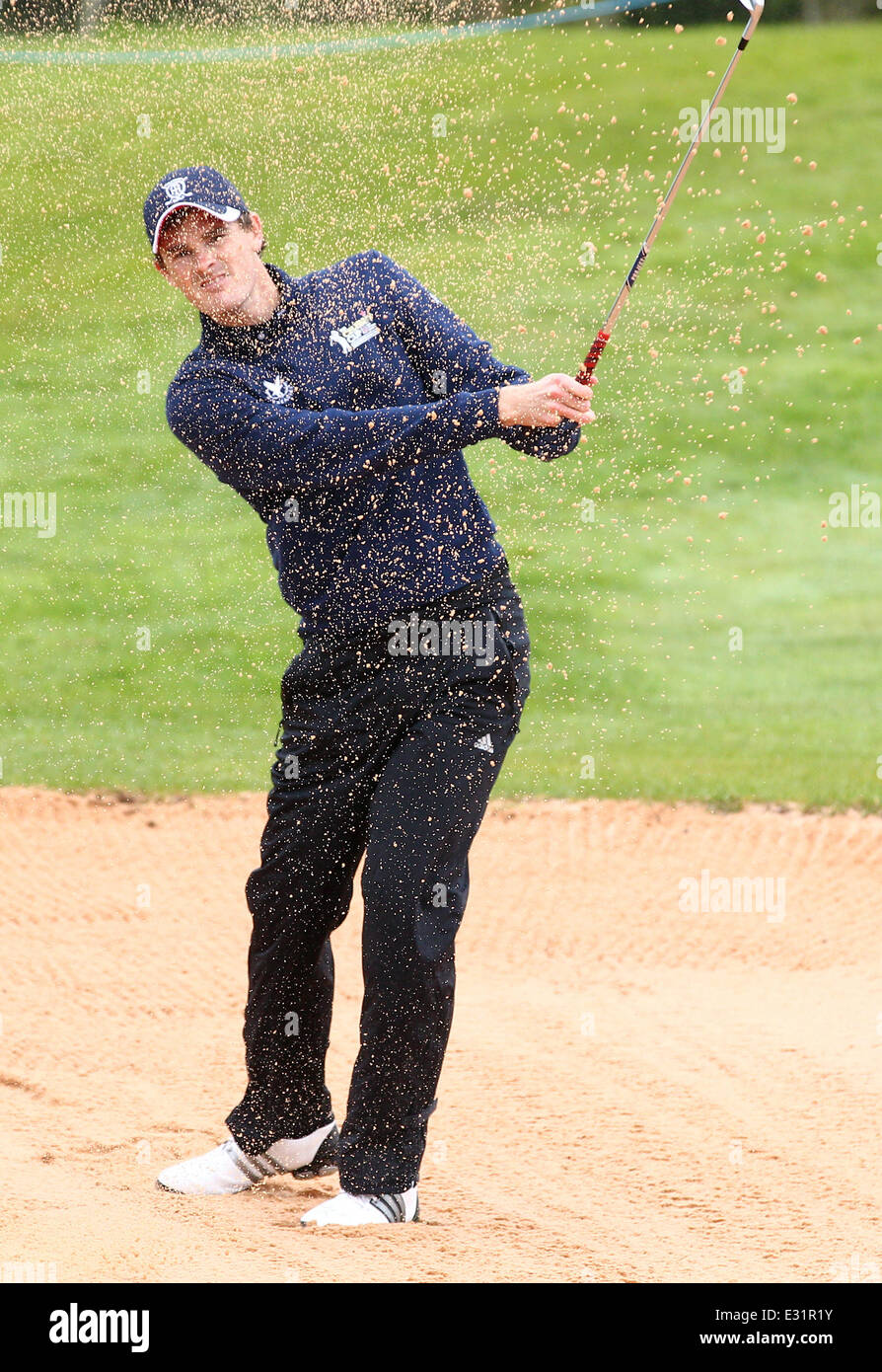 Celebrities compete in the Celebrity Cup Golf Tournament as part of ...