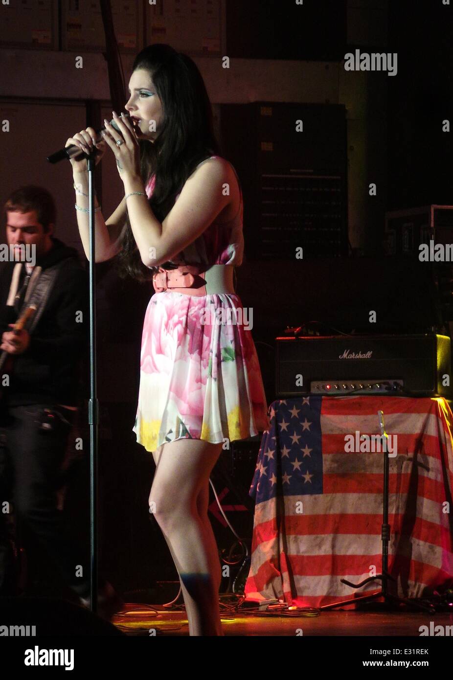 Lana Del Rey performs live in concert at the O2 Academy Featuring: Lana ...