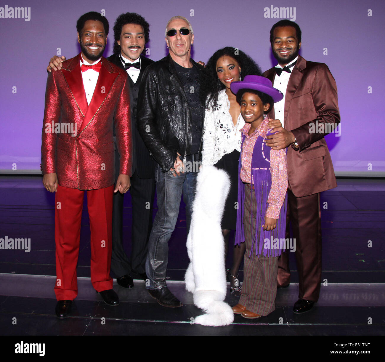 Dee Snider of Twisted Sister visits the cast of Broadway's 'Motown The ...