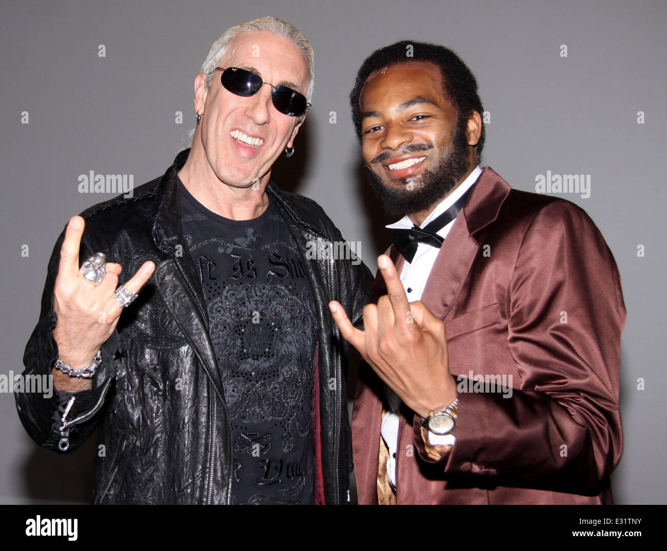 Dee Snider of Twisted Sister visits the cast of Broadway's 'Motown The ...