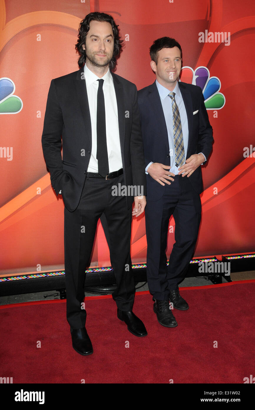 2013 NBC Upfront Presentation - Arrivals Featuring: Chris D'Elia,Brent ...