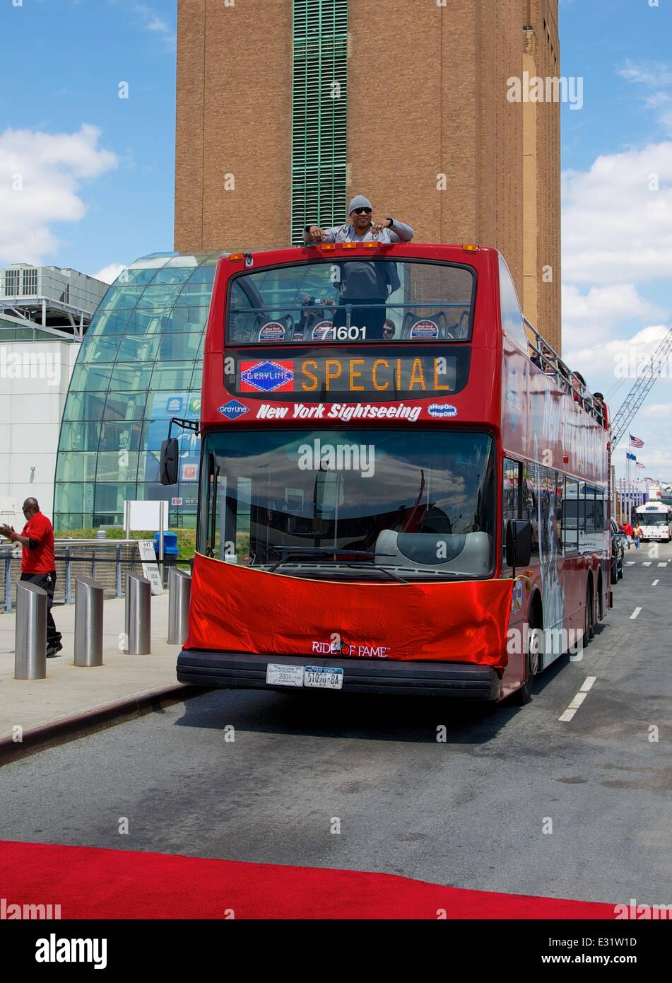 Gray Line New York tour bus campaign celebrates LL Cool J Featuring: LL ...