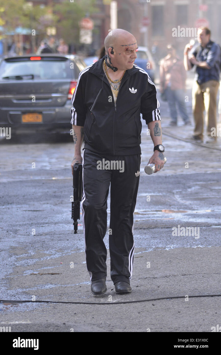 Paul Giamatti as Aleksei Sytsevich the Rhino on the set of 'The Amazing ...