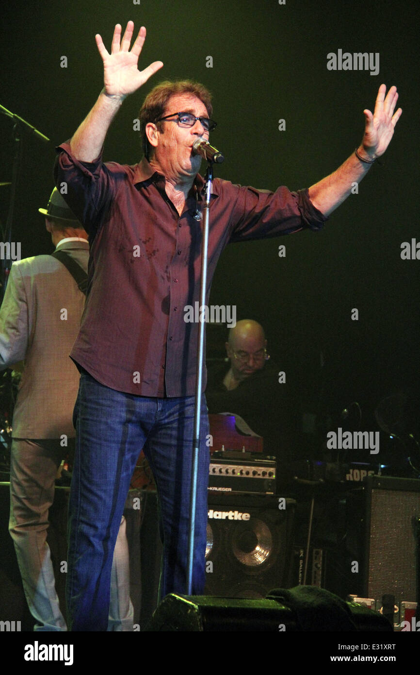 Huey Lewis and the News live in concert at Irving Plaza in New York ...