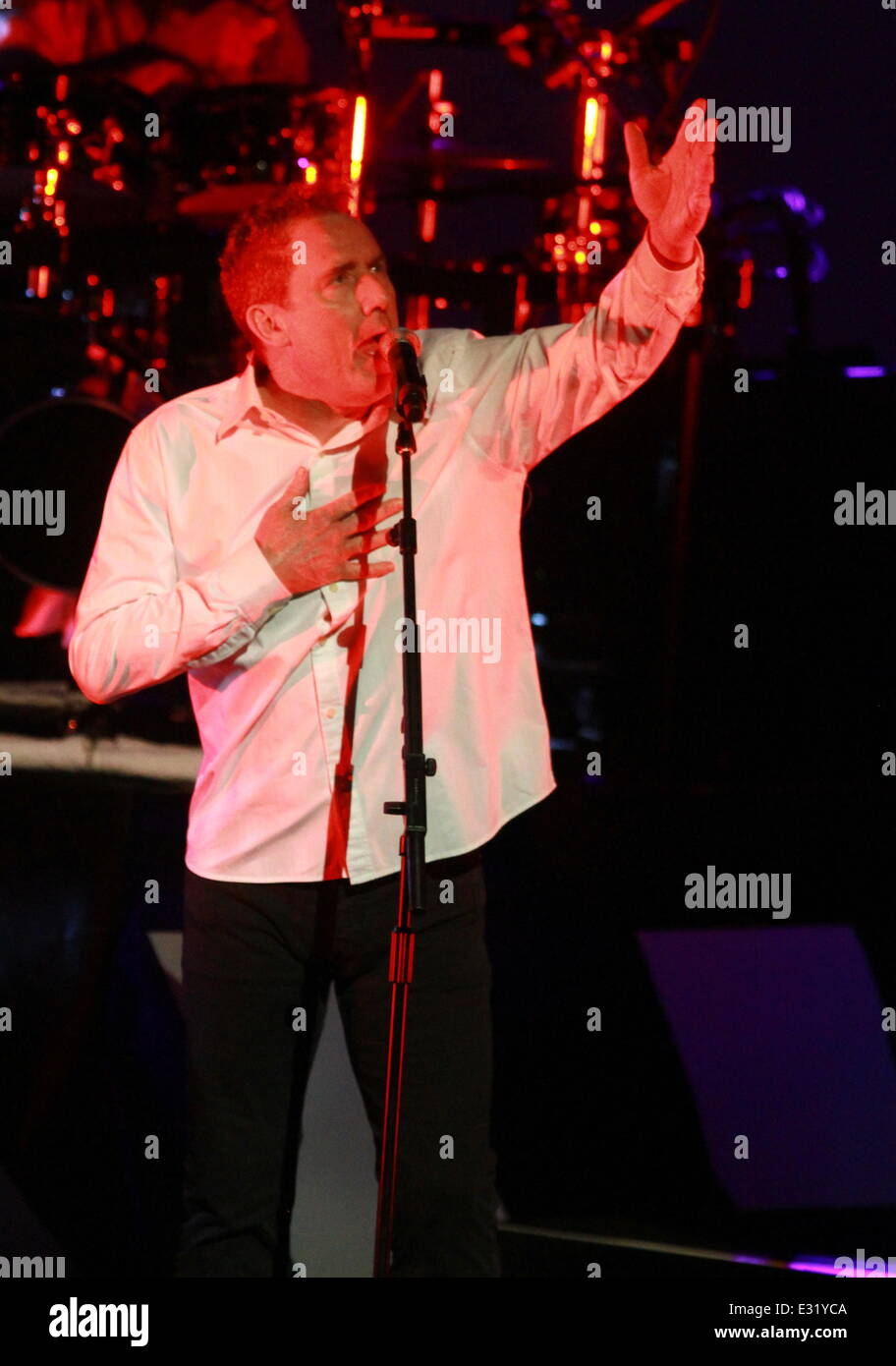 OMD performing live at the Liverpool Empire Featuring: Andy McCluskey ...