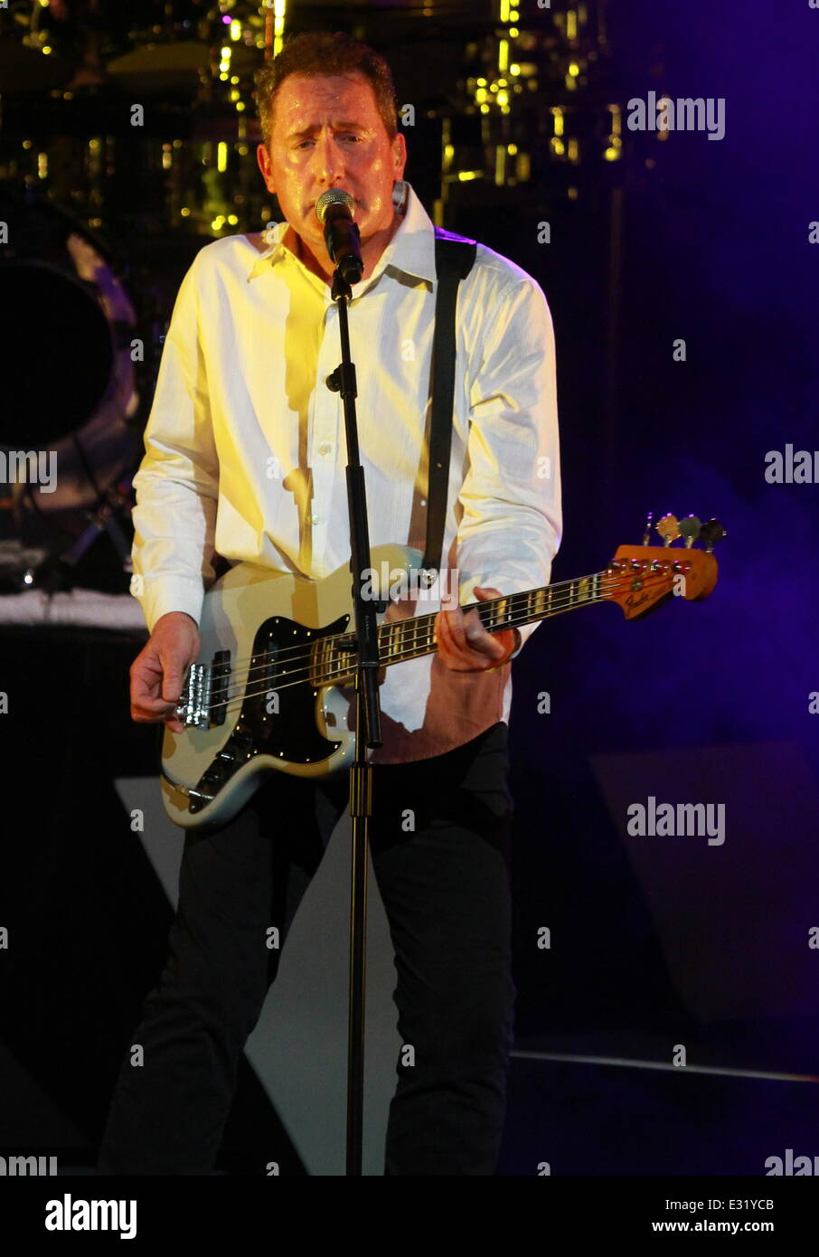 OMD performing live at the Liverpool Empire Featuring: Andy McCluskey ...