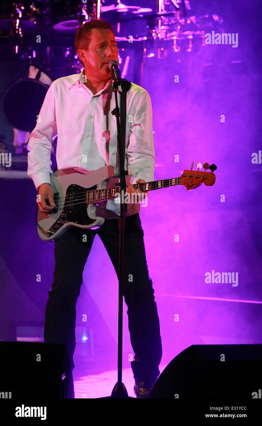 OMD performing live at the Liverpool Empire Featuring: Andy McCluskey ...