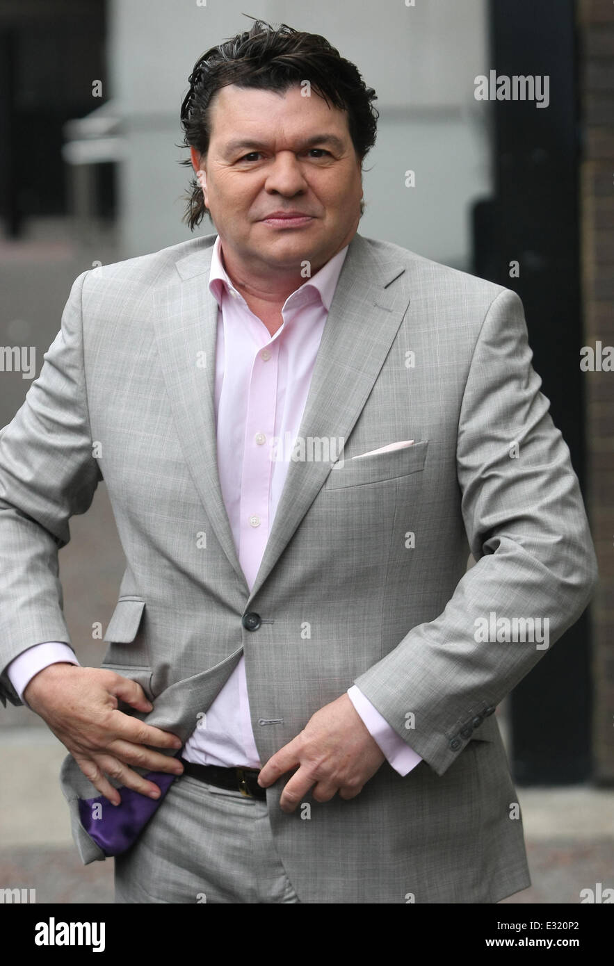 Celebrities at the ITV studios Featuring: Jamie Foreman Where: London ...