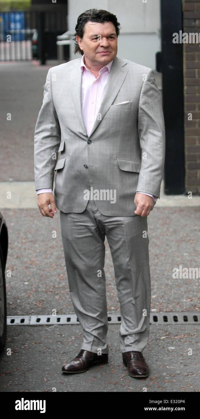 Celebrities at the ITV studios Featuring: Jamie Foreman Where: London ...