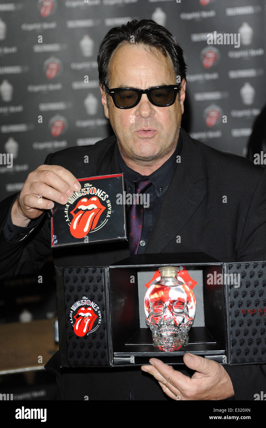 Dan Ackroyd promotes The Rolling Stones 50th Anniversary Crystal Head ...
