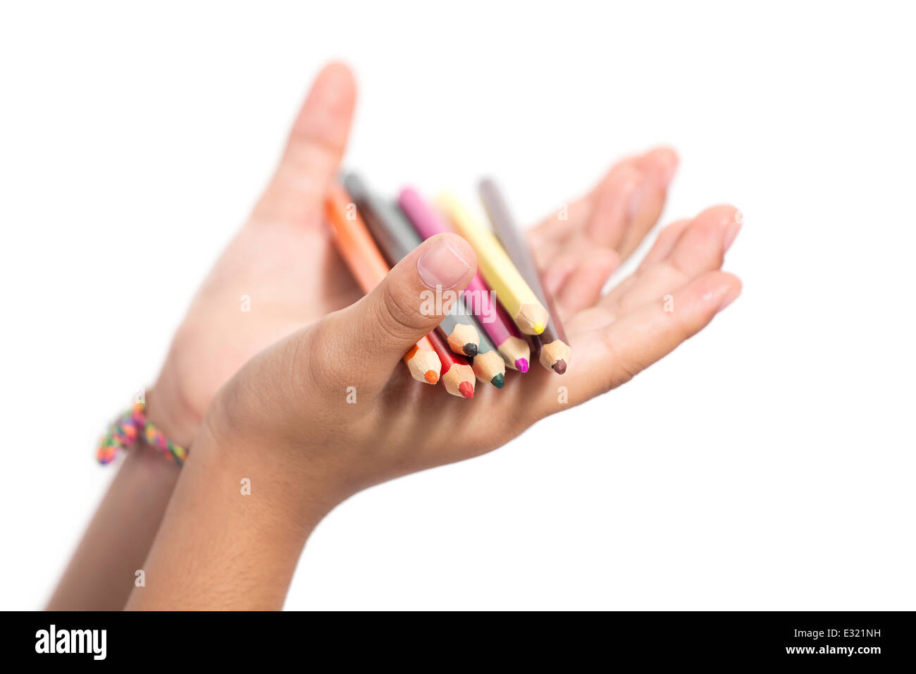 Pencil in hand Stock Photo - Alamy