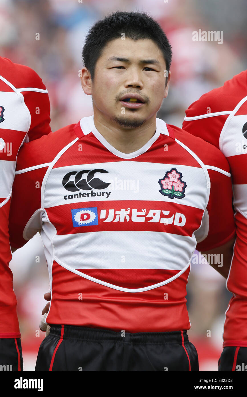 Tokyo, Japan. 21st June, 2014. Fumiaki Tanaka (JPN) Rugby : Rugby test ...