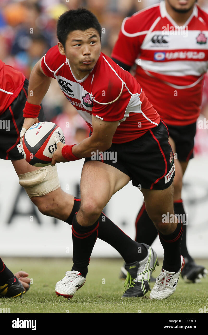 Tokyo, Japan. 21st June, 2014. Fumiaki Tanaka (JPN) Rugby : Rugby test ...