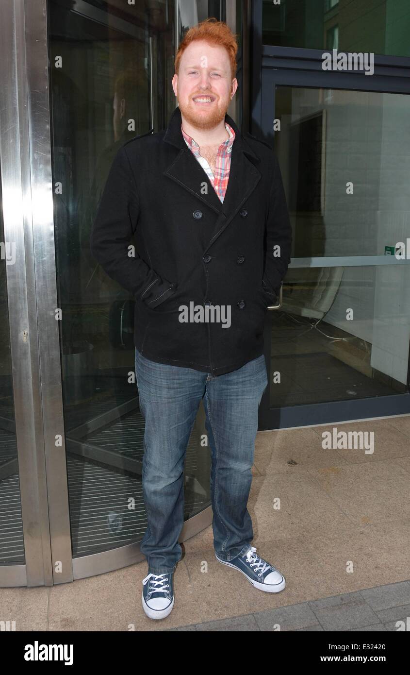Celebrities at the Today FM studios Featuring: Gavin James Where ...
