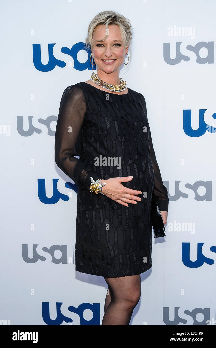 2013 USA Network Upfronts held at Pier 36 - Arrivals Featuring: Kari ...