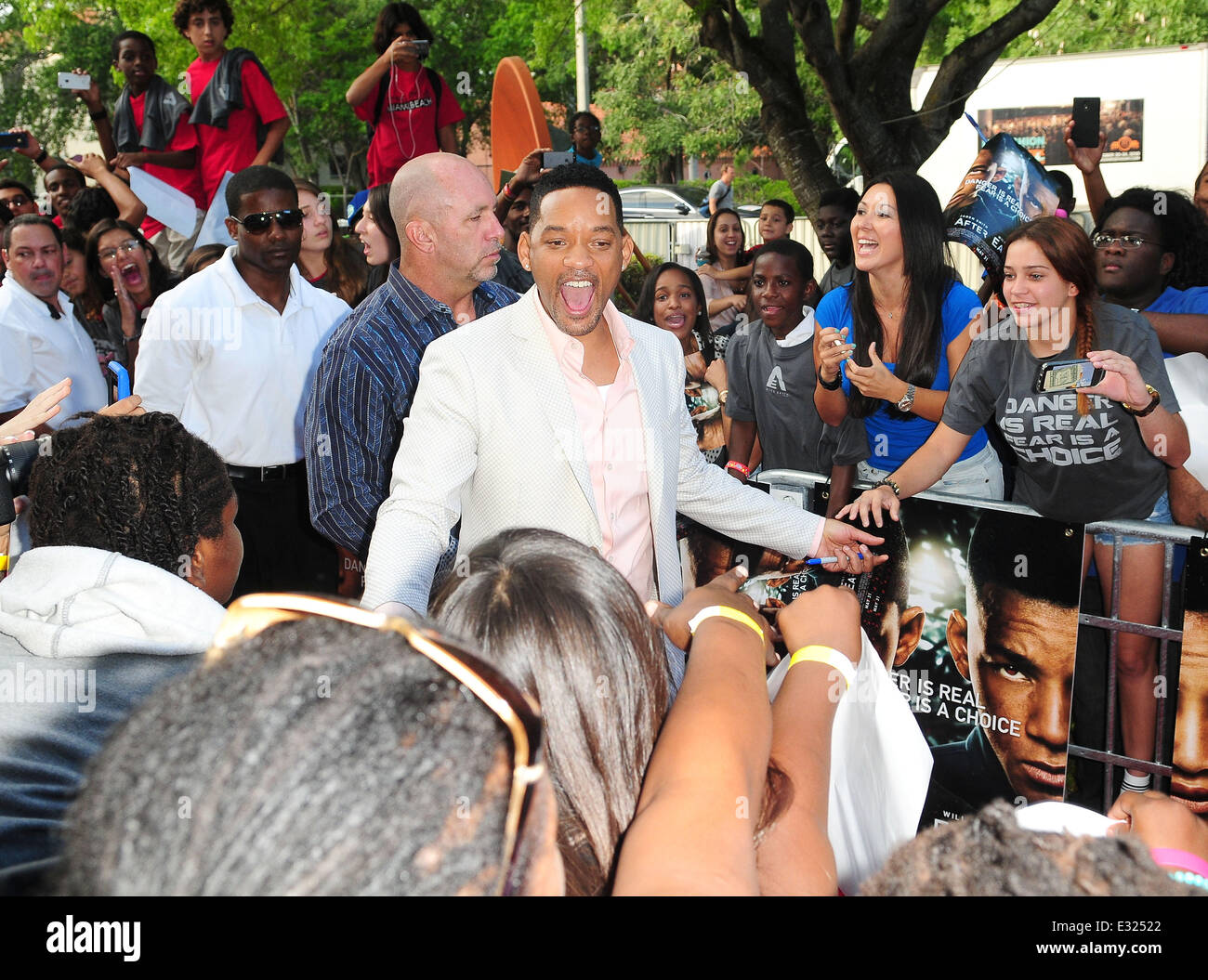 Will Smith and Jaden Smith attend 'After Earth' Day at the Miami ...