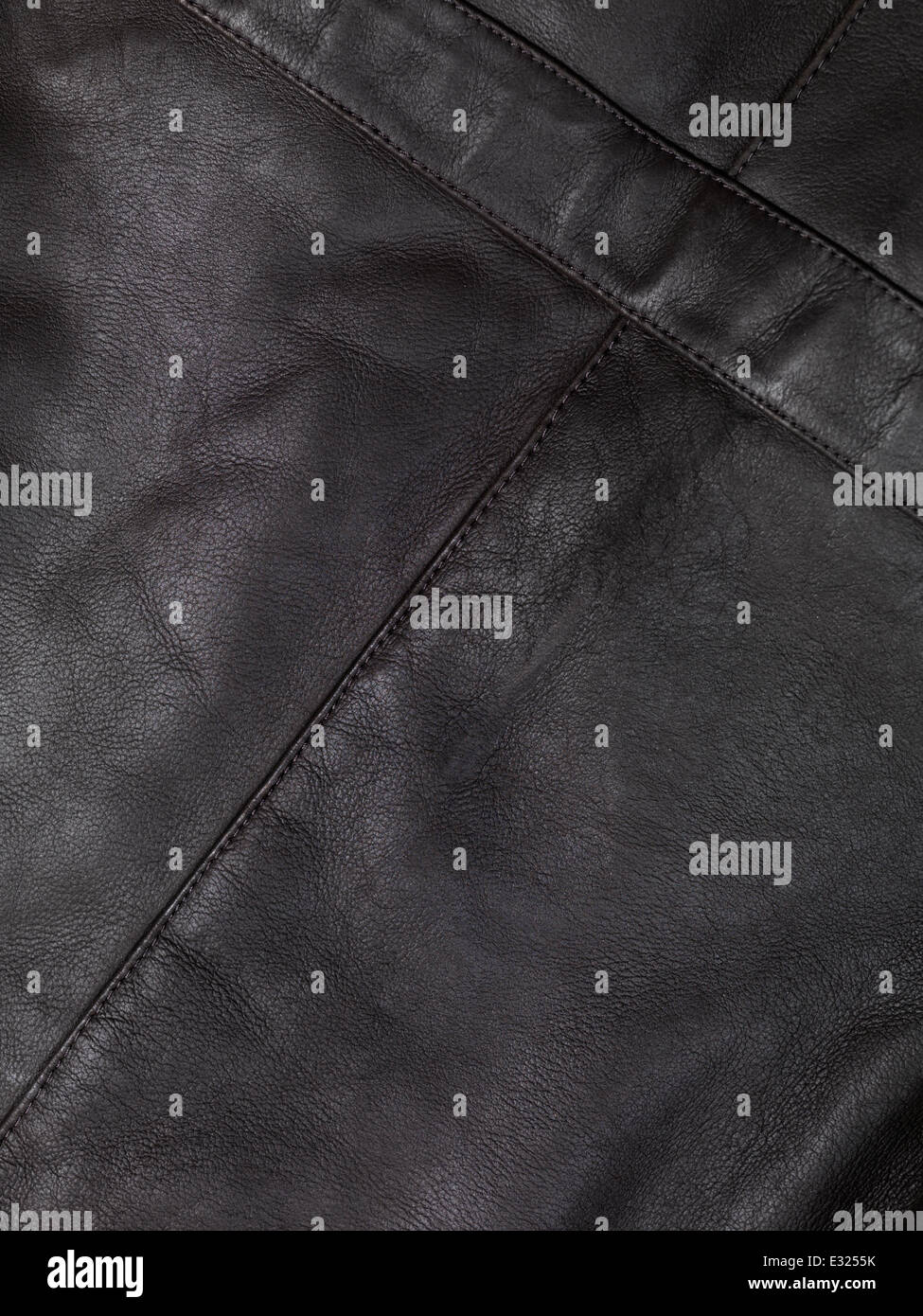 Sheep skin brown leather texture background Stock Photo - Alamy