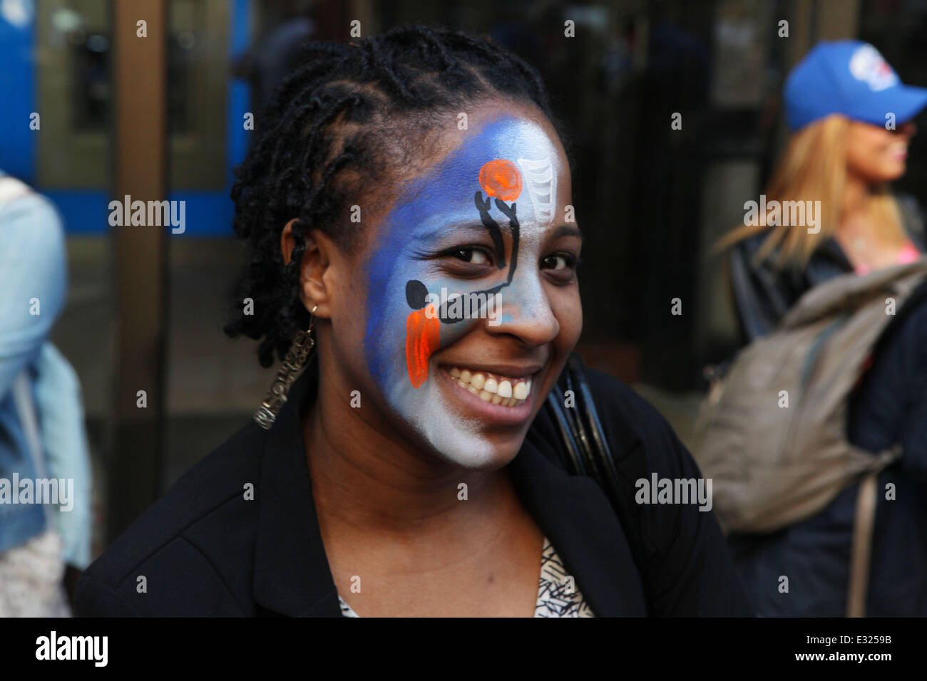 New York Knicks Pre Game Rally Cry Outside Madison Square Garden ...