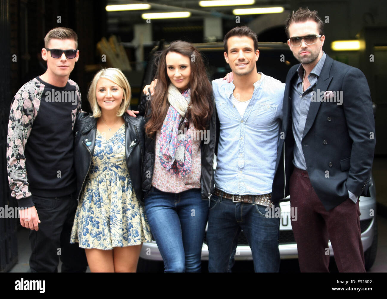 Celebrities at the ITV studios Featuring: Kieron Richardson,Jazmine ...