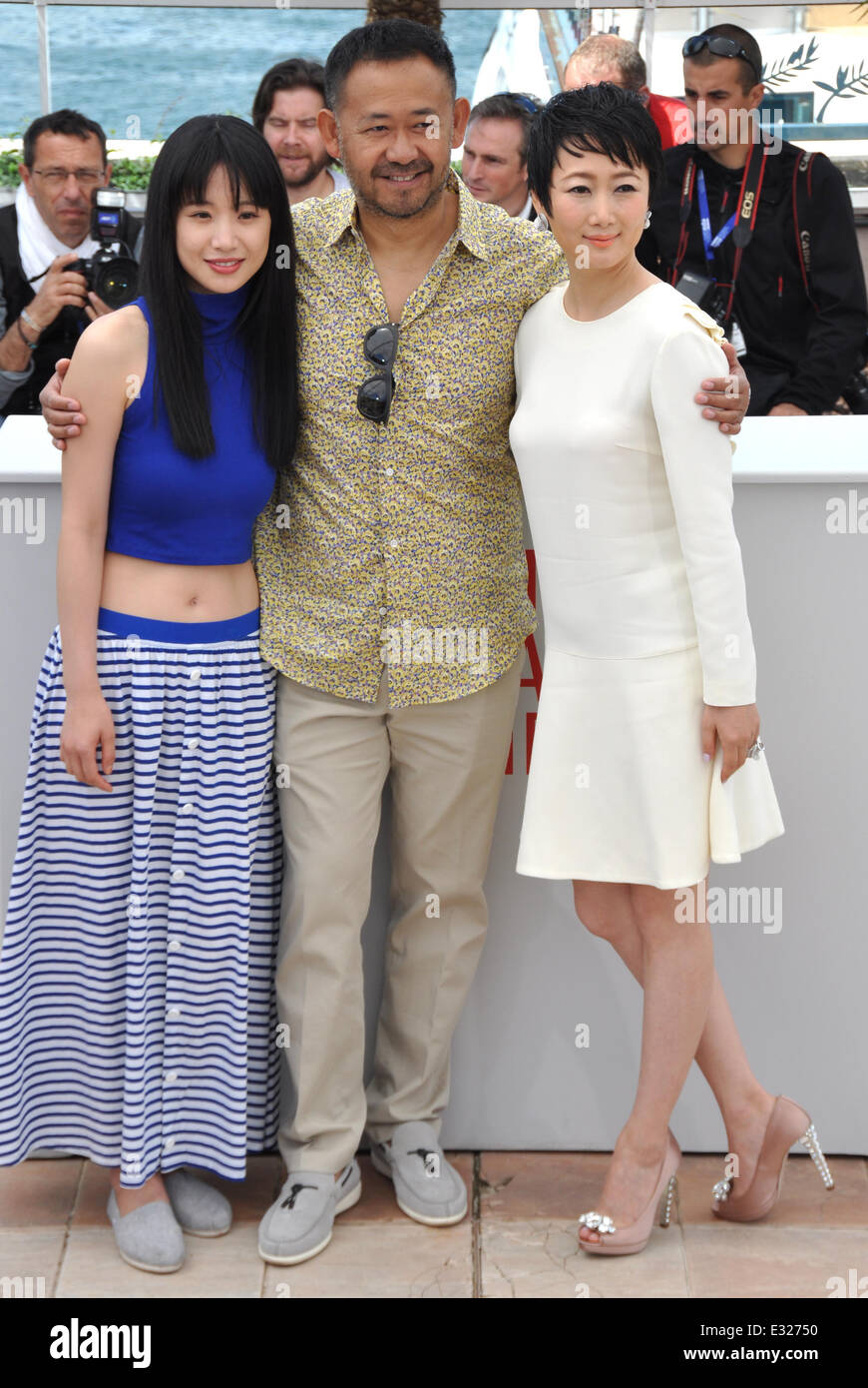 66th Cannes Film Festival - 'Tian Zhu Ding' - Photocall Featuring: Meng ...
