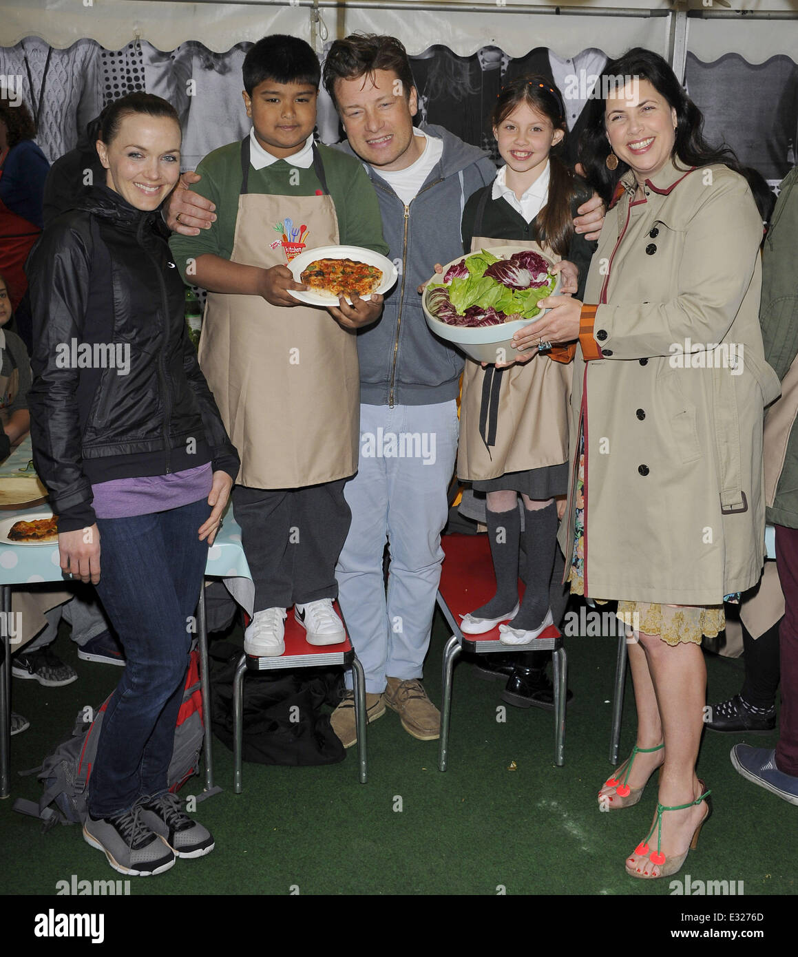 Food Revolution Day - Jamie Oliver street party held outside his ...