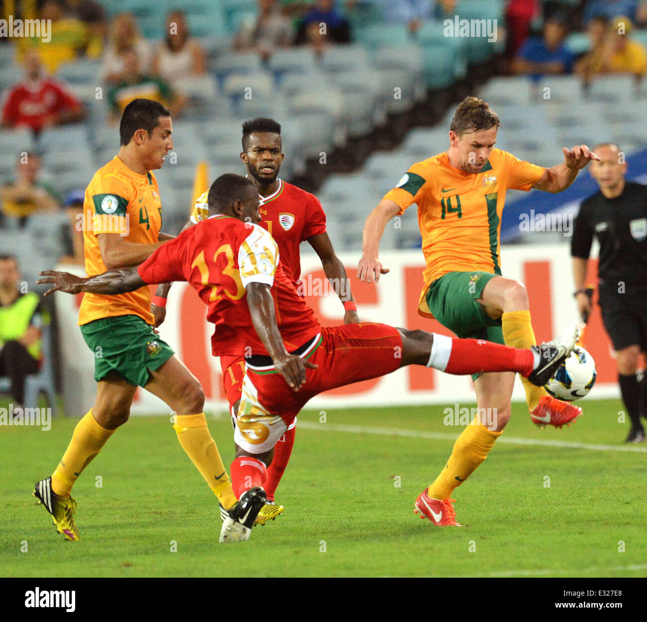 FIFA World Cup 2014 Qualifier - Australia vs. Oman Featuring: Brett ...