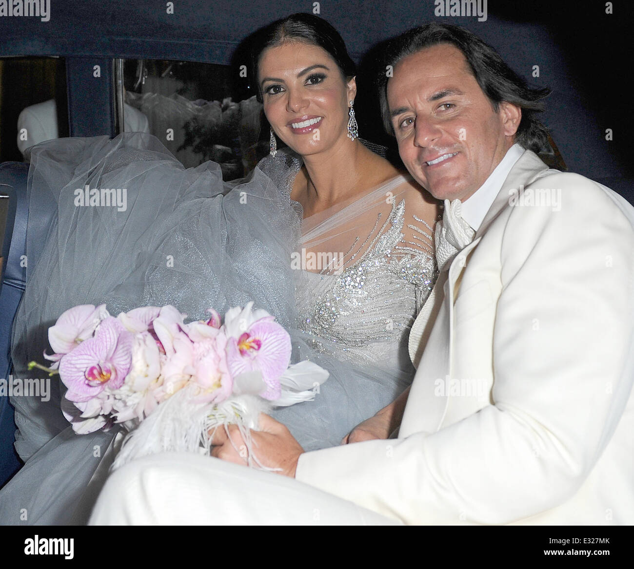 Adriana De Moura and Frederic Marq were married today (17.05.2013) with ...