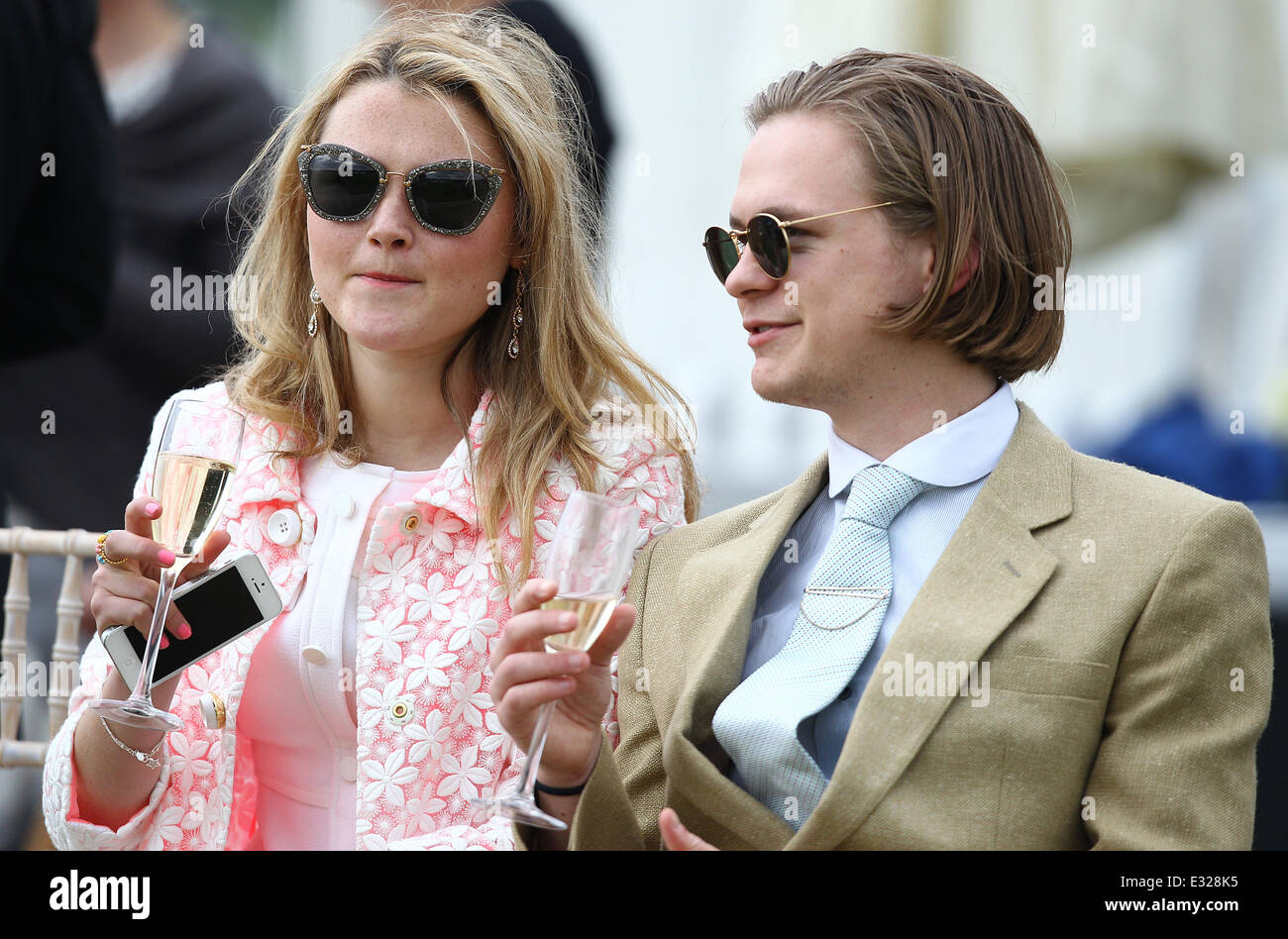 Celebrities at the St Regis International Polo event at Cowdray Park ...