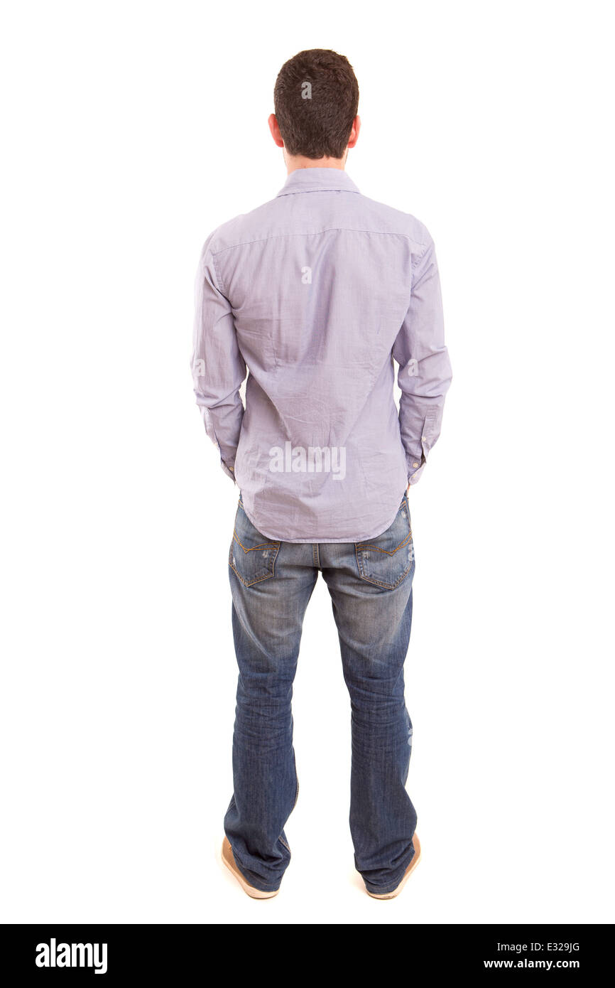 Male Model Looking Back Turned High Resolution Stock Photography and ...