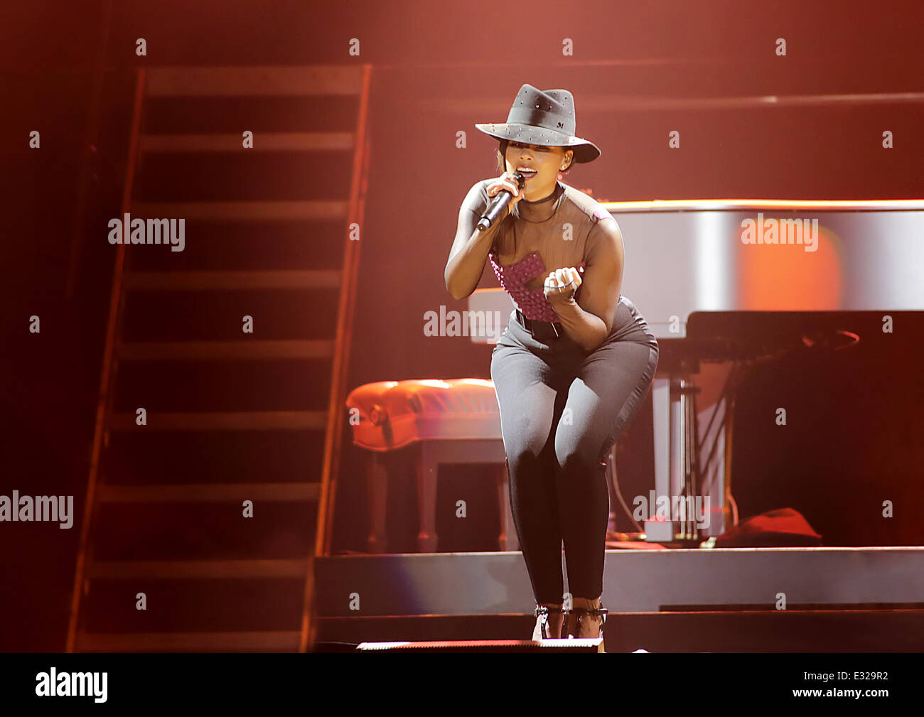 Alicia Keys performs live at Echo Arena Liverpool Featuring: Alicia ...