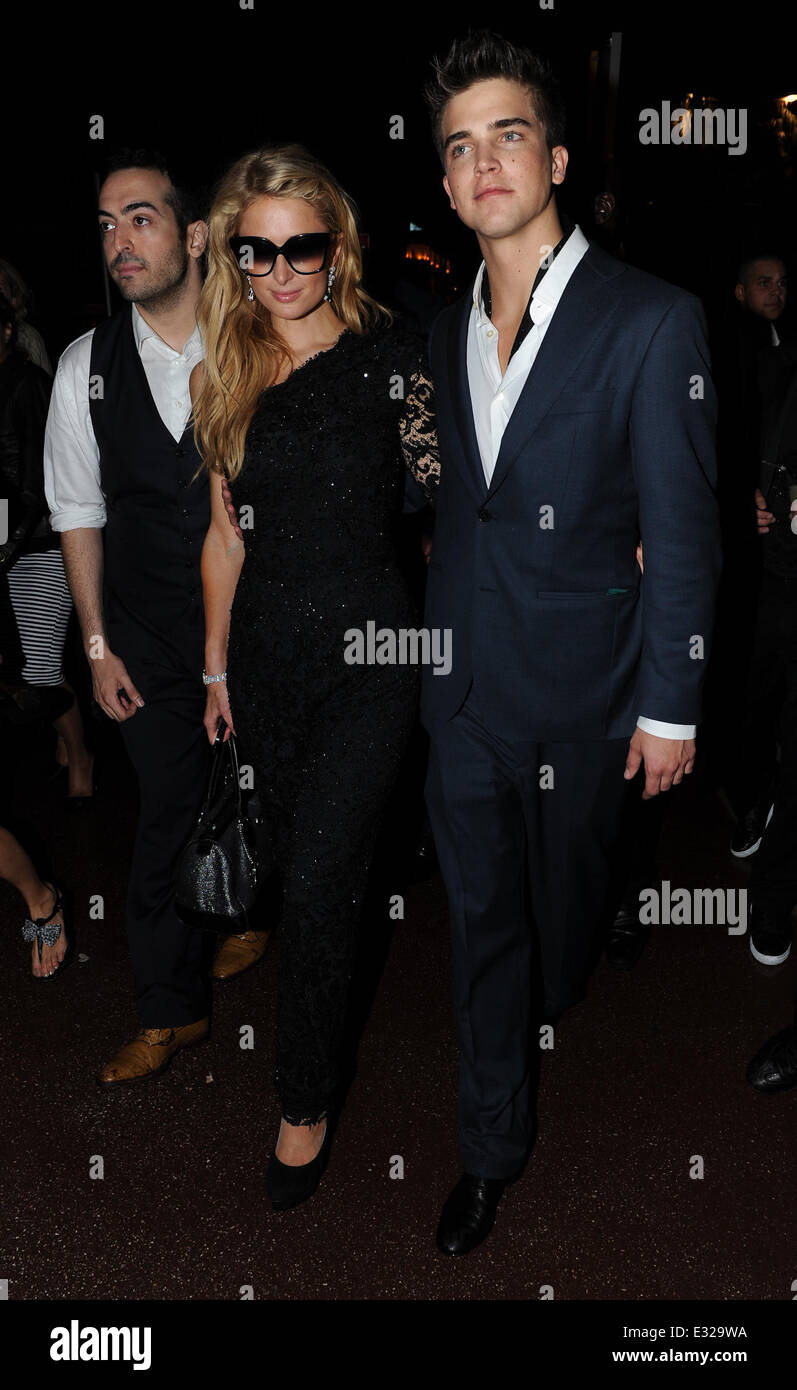 Paris Hilton at Torch nightclub with her boyfriend during the 66th ...