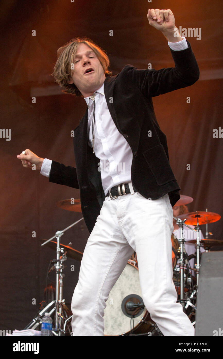 Dover, Delaware, USA. 21st June, 2014. Vocalist MATTHEW SHULTZ of the ...